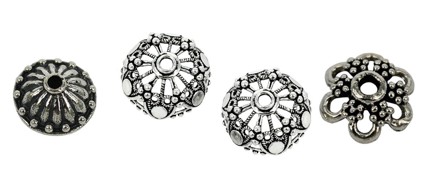 Fancy Bead Caps – SilviaFindings