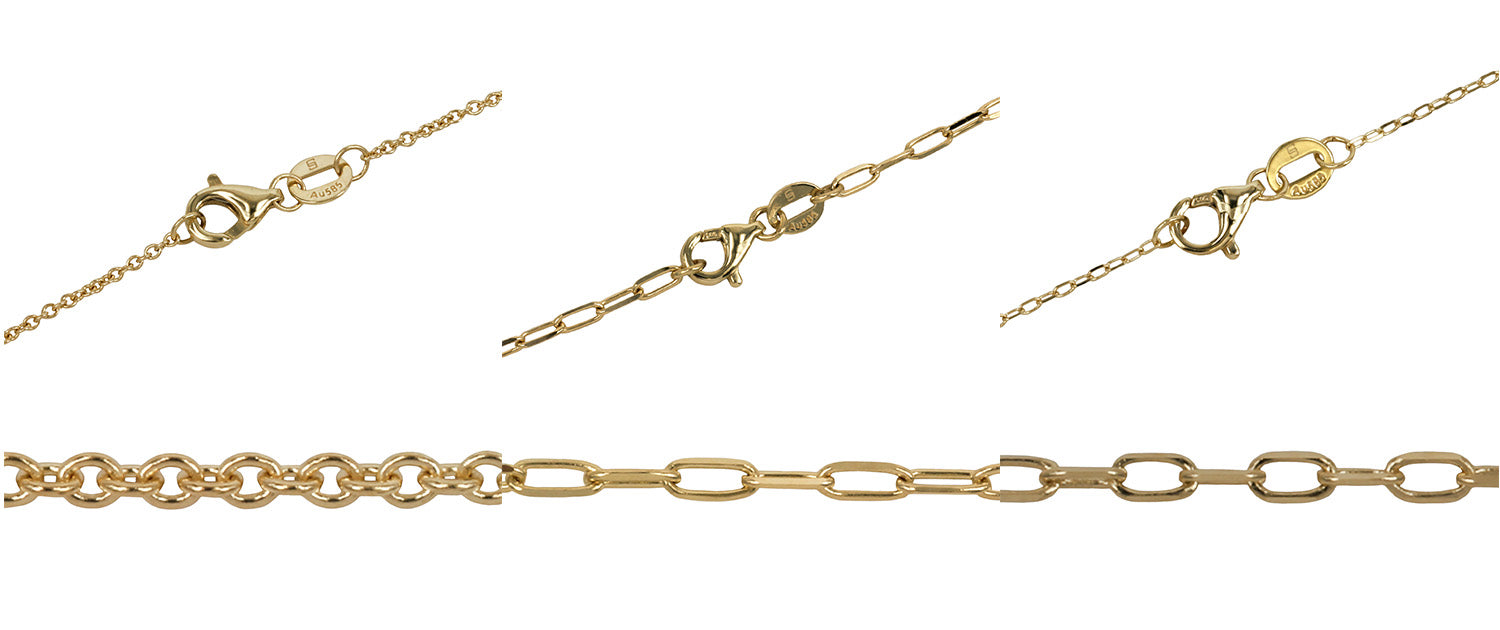 Gold Finished Chains – SilviaFindings