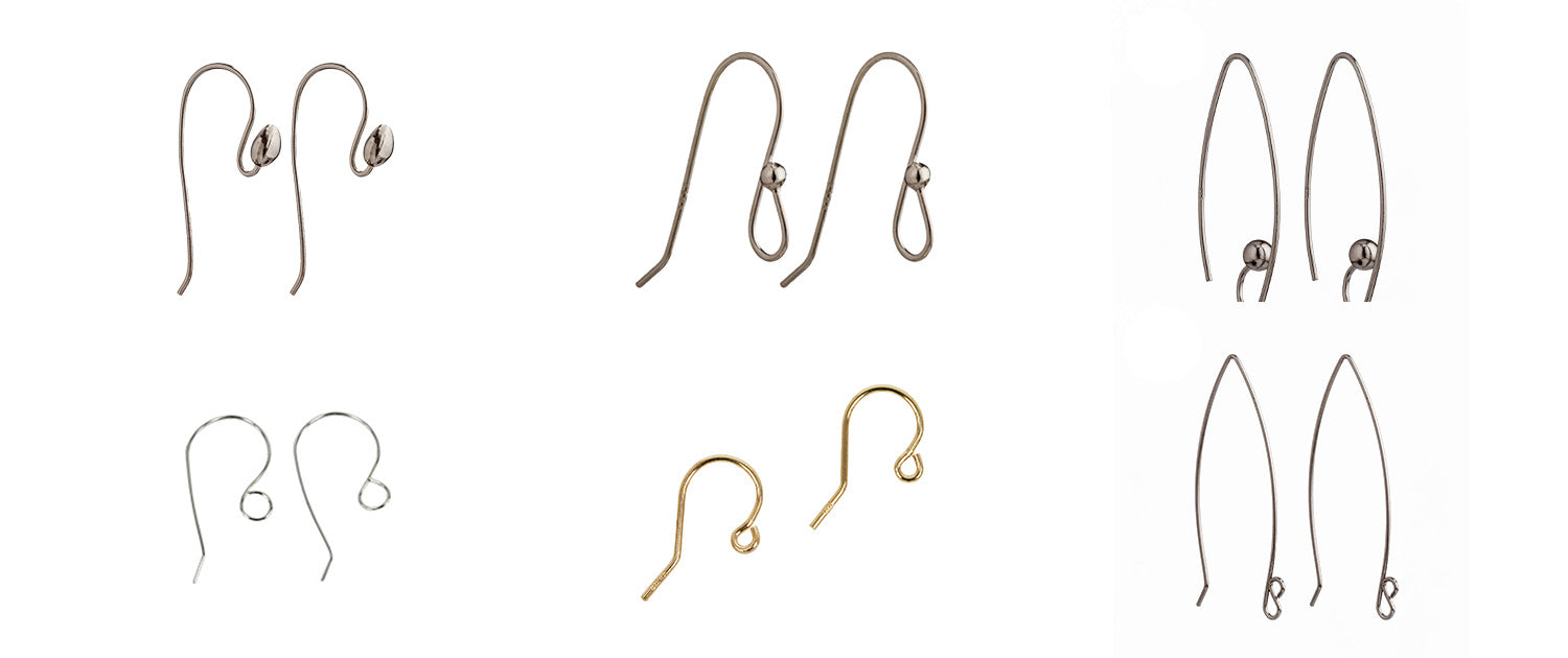Plain Ear Wires – SilviaFindings