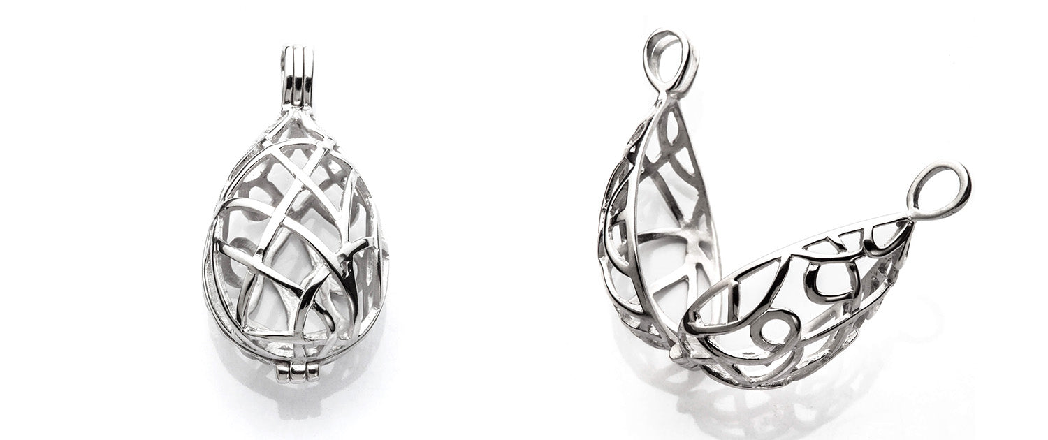 Sterling Silver Cage Settings – SilviaFindings