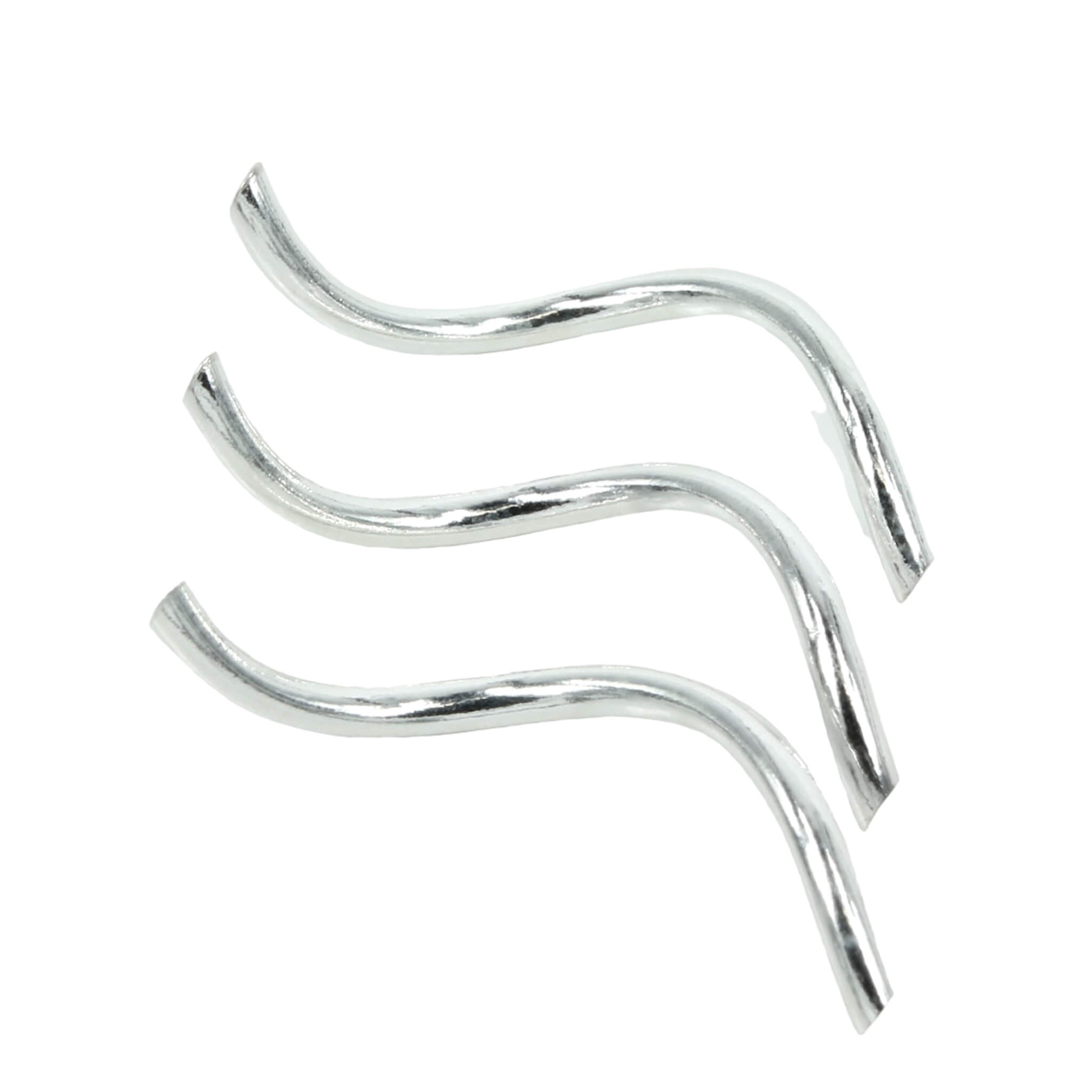 Twisted Tube Bead in Sterling Silver 23x1.5mm – SilviaFindings